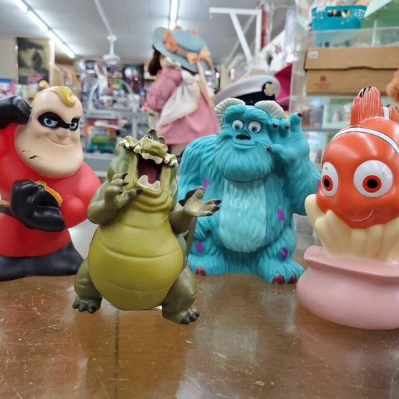 Disney/Pixar | Toys | Squeakers Water Squirters Plastic Figures | Poshmark